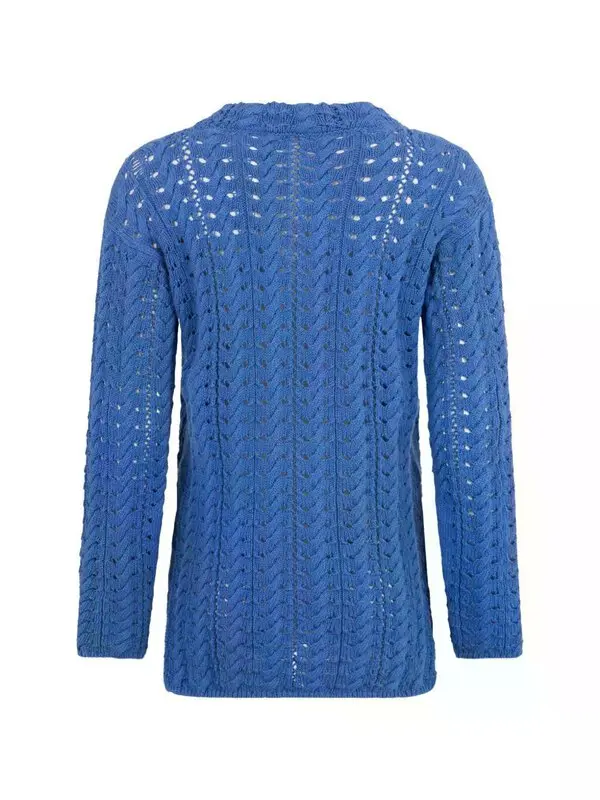 MOORER Openwork Sweater