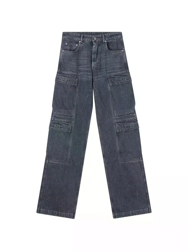Rick Owens Washed Cargo Jeans