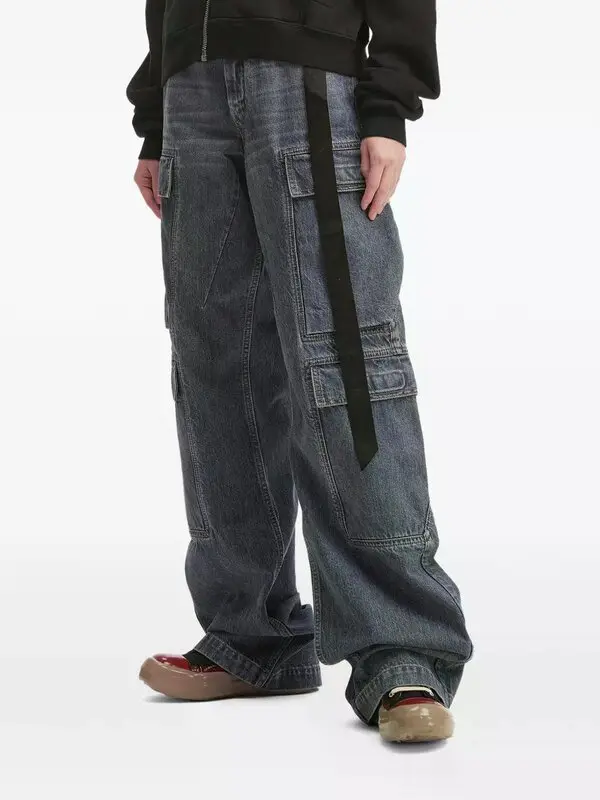 Rick Owens Washed Cargo Jeans