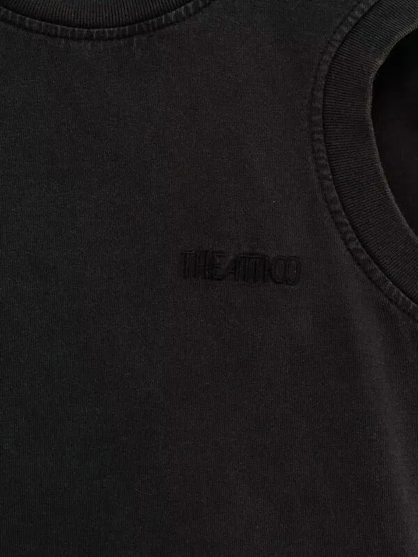 Attico Logo-embroidered Top