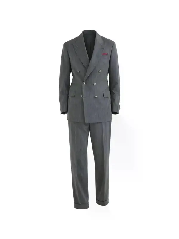 Brunello Cucinelli Pinstripe Double-breasted Suit