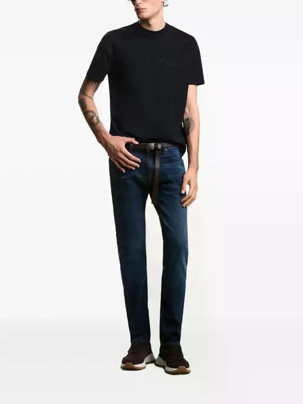 Emporio Armani Embossed Crew-neck T-shirt
