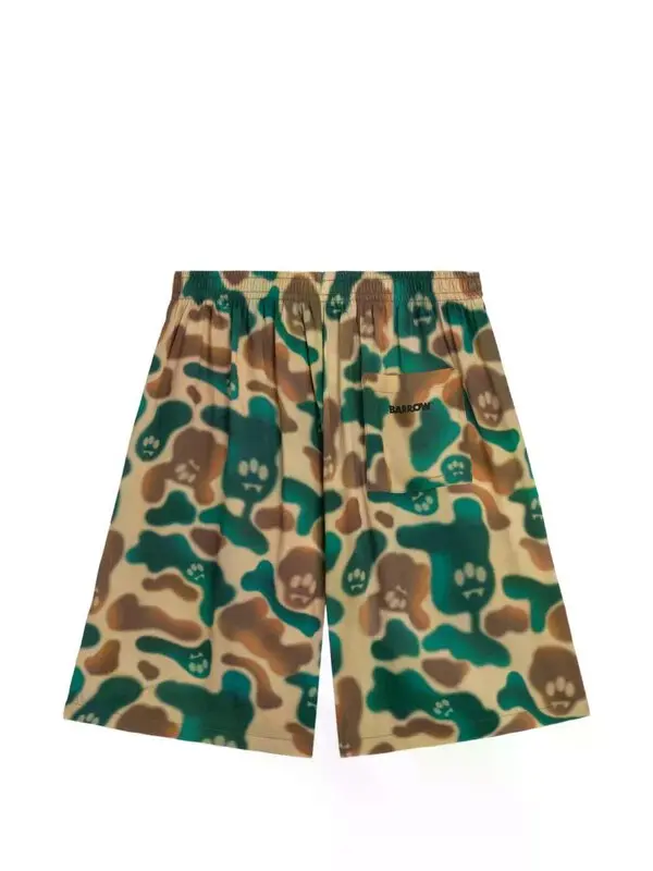 BARROW Camouflage Drawstring Shorts