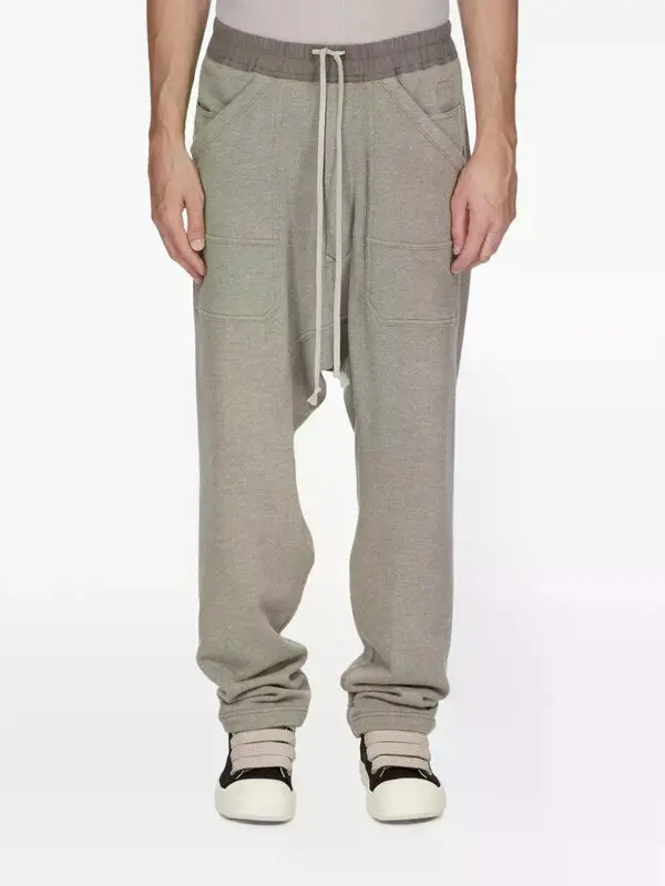 Rick Owens Classic Cargo Drawstring Track Pants - Grey