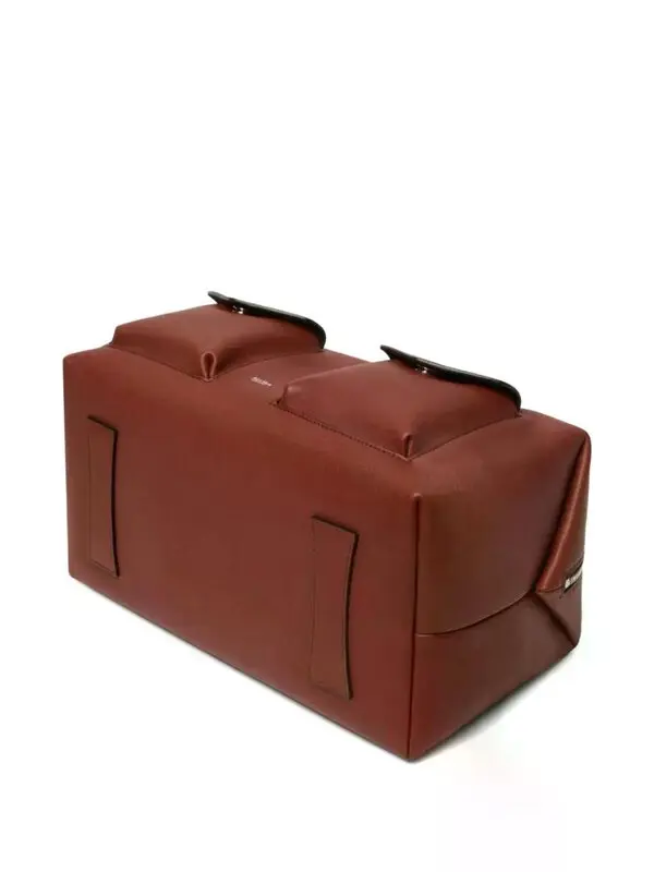 Max Mara Cargo Pocket Top Handle Tote Bag - Brown