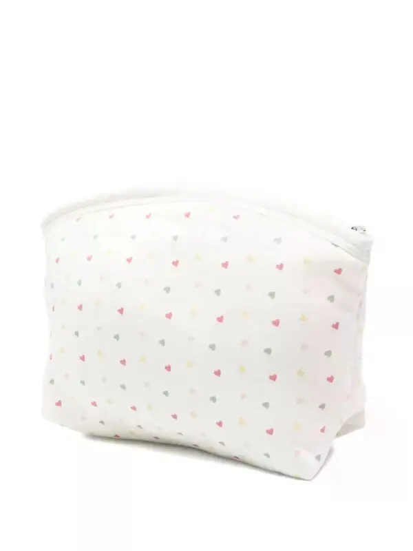 Petit Bateau Heart-print Makeup Bag