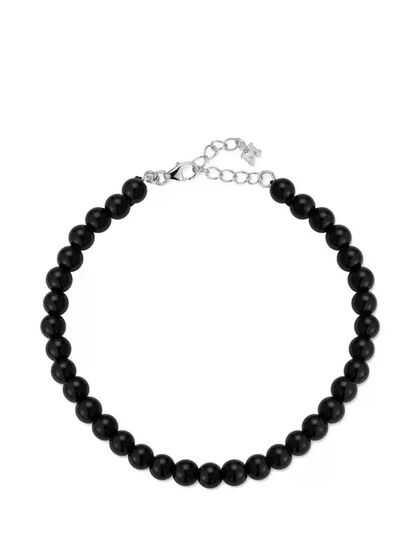 Mateo Onyx Beaded Bracelet - Black