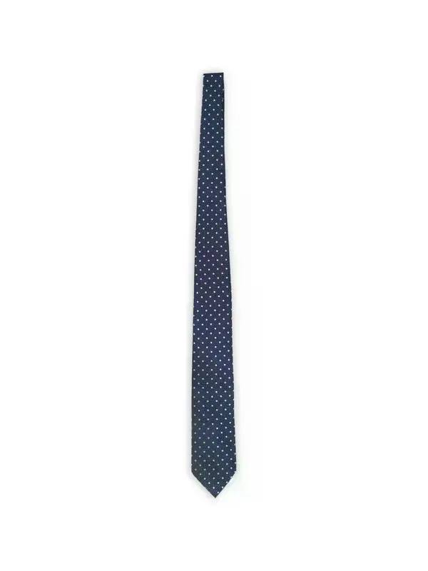 TOM FORD Polka-dot Neck Tie - Blue