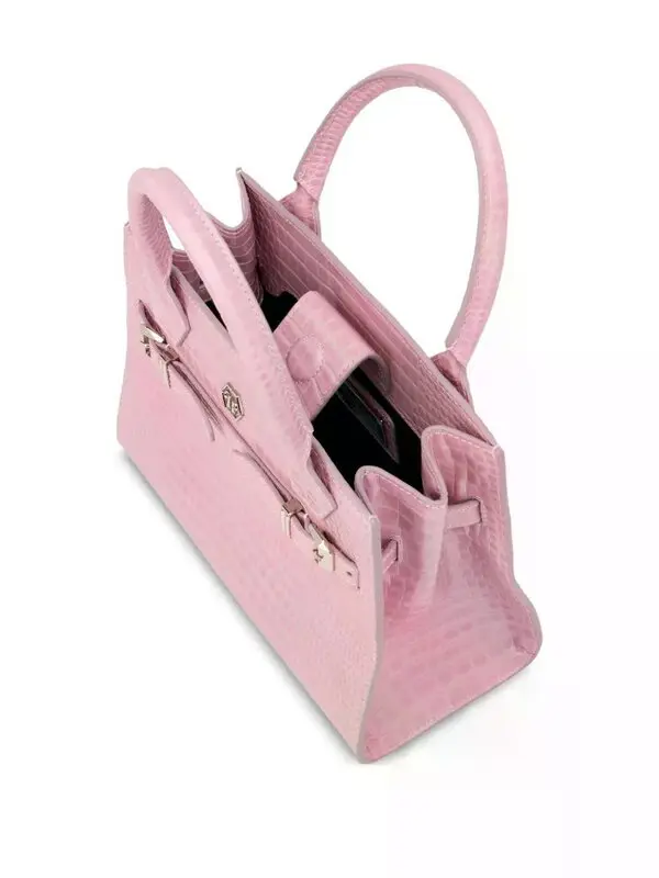 Philipp Plein Dynasty Small Shopper Bag - Pink