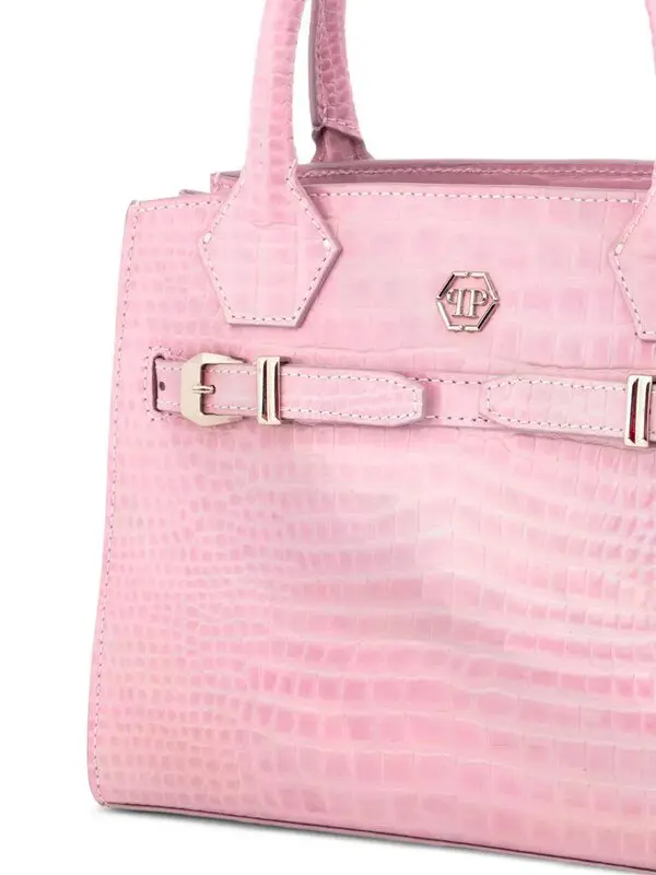 Philipp Plein Dynasty Small Shopper Bag - Pink
