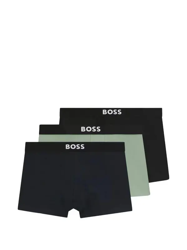 BOSS Cotton Boxer Briefs - Black