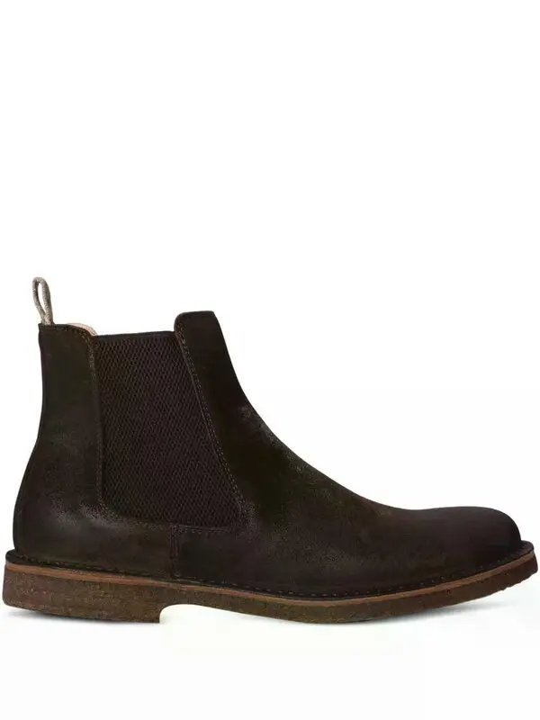 ASTORFLEX Elasticated Leather Chelsea Boots - Brown