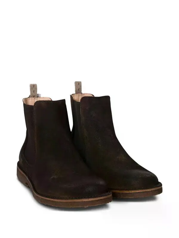 ASTORFLEX Elasticated Leather Chelsea Boots - Brown