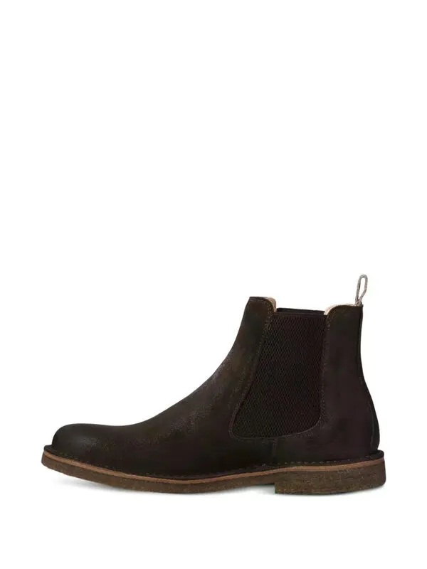 ASTORFLEX Elasticated Leather Chelsea Boots - Brown