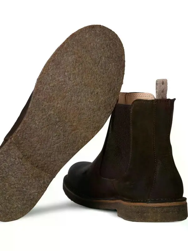ASTORFLEX Elasticated Leather Chelsea Boots - Brown