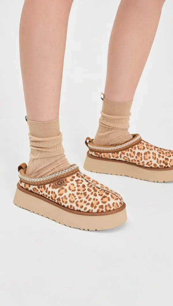 UGG Tazz Plains Leopard Slippers