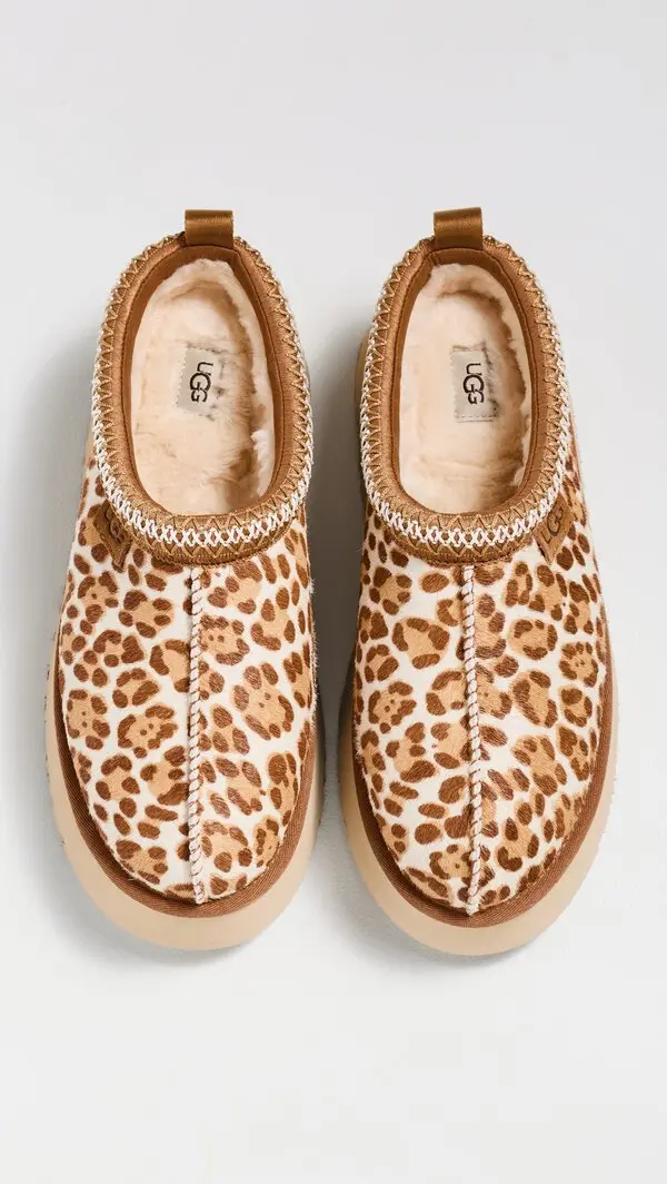 UGG Tazz Plains Leopard Slippers