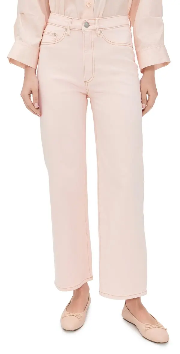 DL1961 Karmine Refined Wide Leg High Rise Jeans