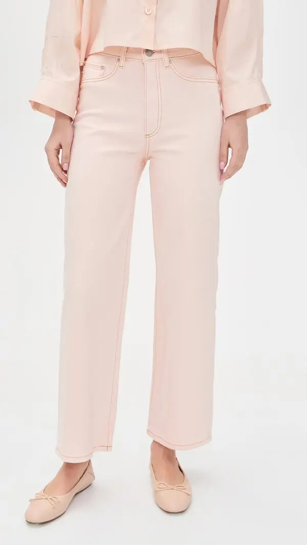 DL1961 Karmine Refined Wide Leg High Rise Jeans