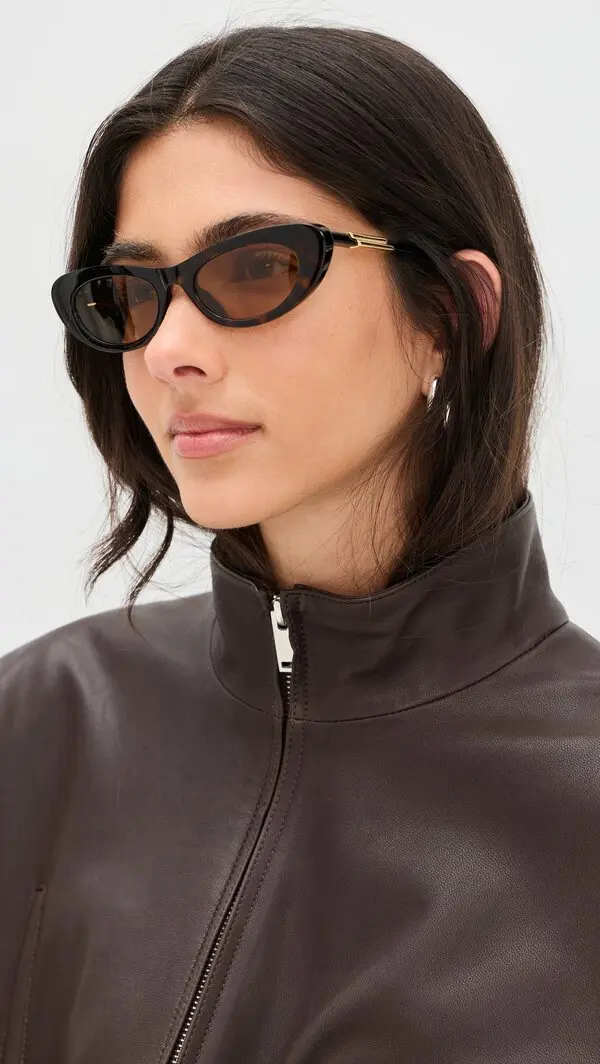Bottega Veneta Snap Cateye Sunglasses