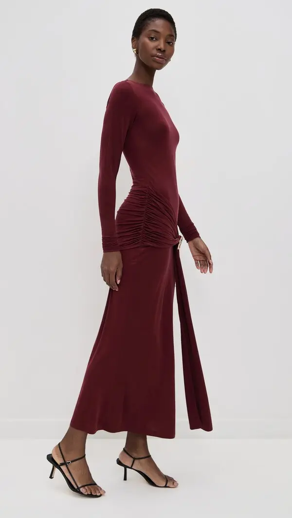 ROAME Maxi Dress With Ruched Sash
