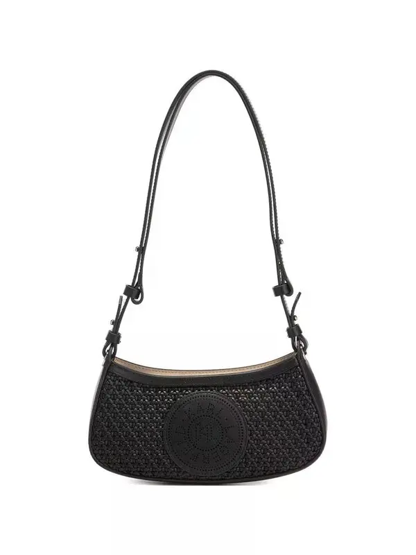 Karl Lagerfeld Woven Shoulder Bag - Black