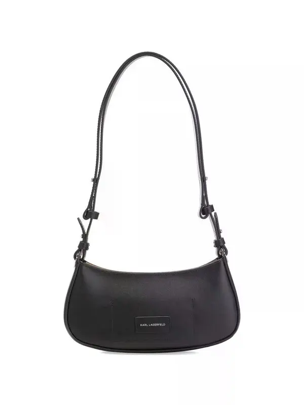 Karl Lagerfeld Woven Shoulder Bag - Black