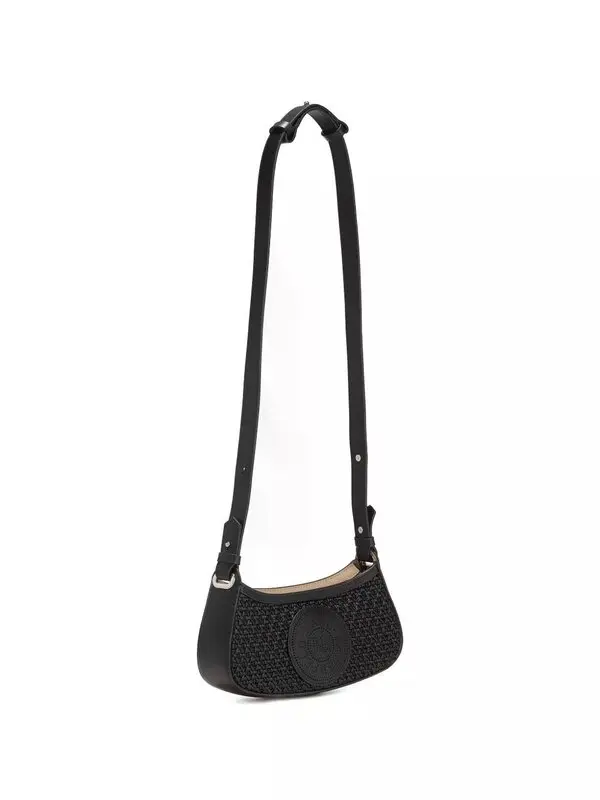 Karl Lagerfeld Woven Shoulder Bag - Black