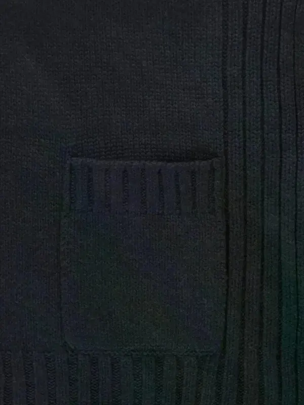MOORER Pocket Ribbed Scarf