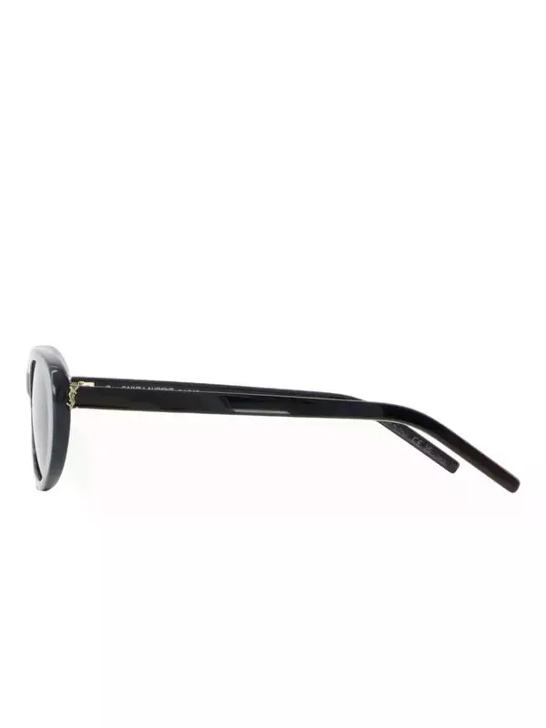 Saint Laurent Oval-frame Sunglasses - Black