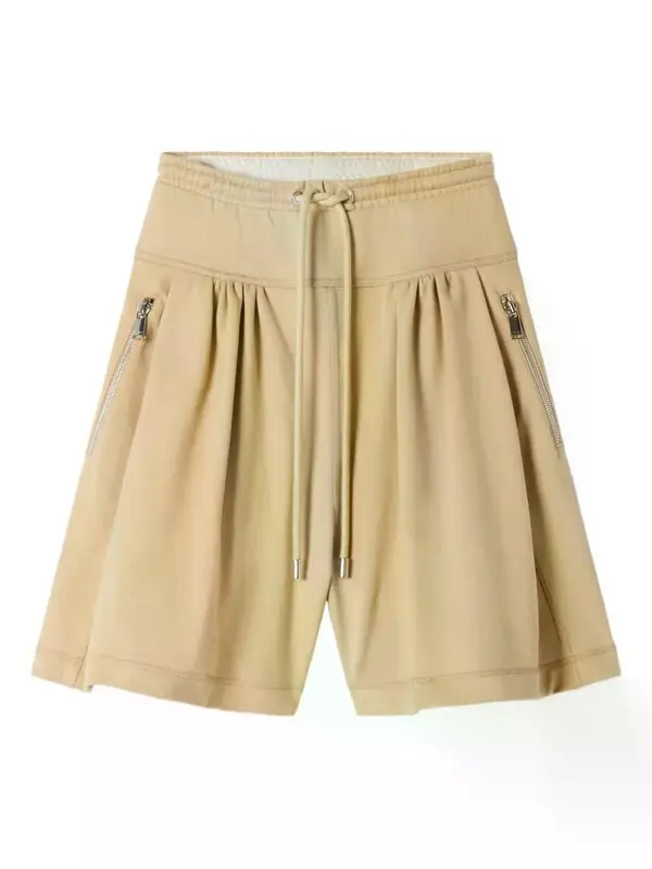 LANVIN Zip Pleated Shorts