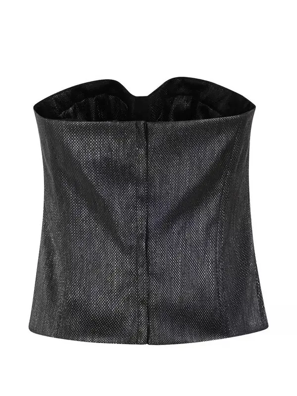 Federica Tosi Strapless Metallic Bustier