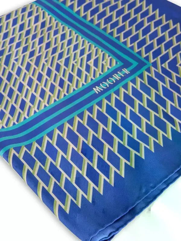 MOORER Geometric-print Scarf