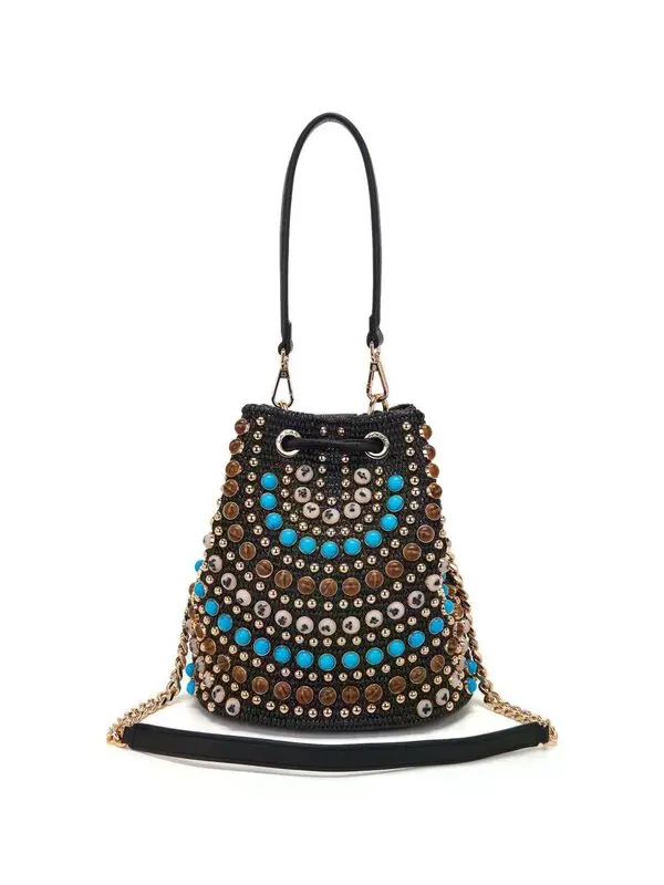 LA CARRIE Andromeda Beaded Bucket Bag