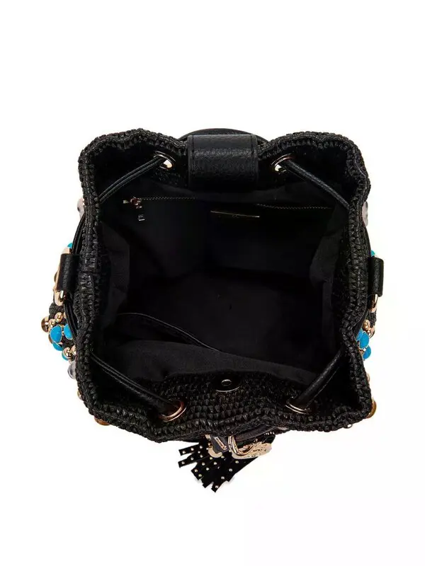 LA CARRIE Andromeda Beaded Bucket Bag