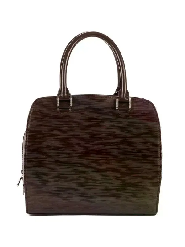 LOUIS VUITTON Pont Neuf Textured Tote Bag - Brown