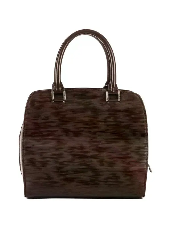 LOUIS VUITTON Pont Neuf Textured Tote Bag - Brown
