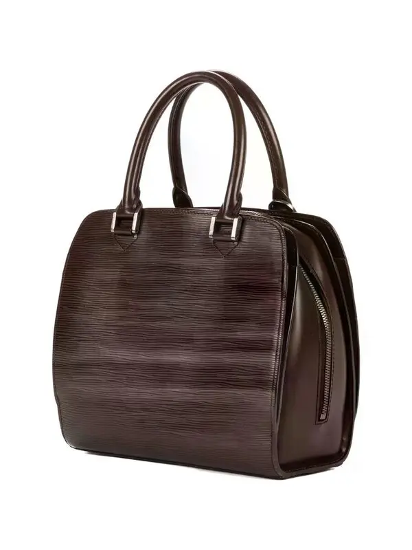 LOUIS VUITTON Pont Neuf Textured Tote Bag - Brown