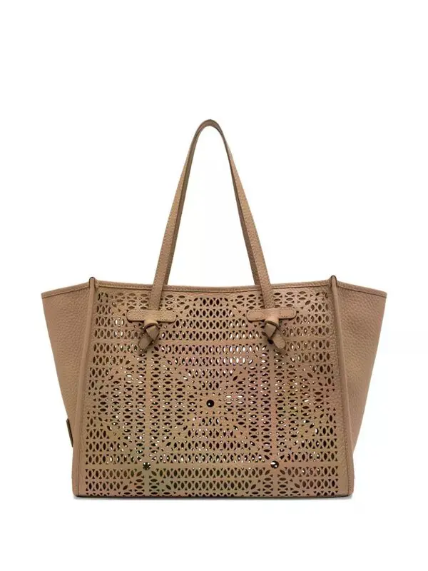 GIANNI CHIARINI Marcella Knot Tote Bag - Neutrals