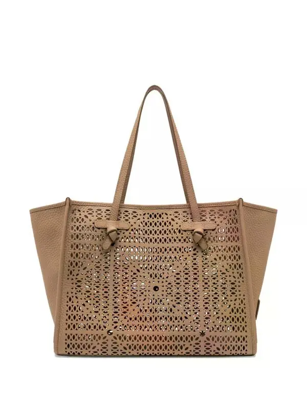 GIANNI CHIARINI Marcella Knot Tote Bag - Neutrals