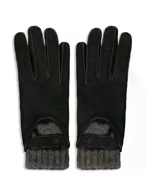 MOORER Knitted Leather Gloves