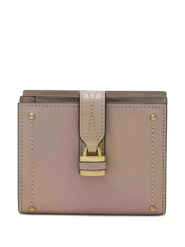 Chloé Padlock-detail Wallet - Pink