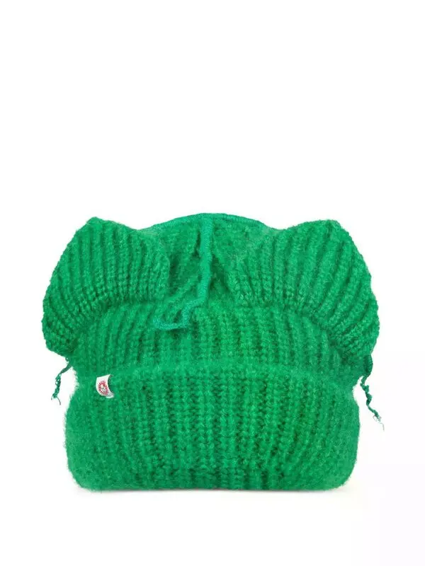 CHARLES JEFFREY Chunky-ears Beanie Hat - Green
