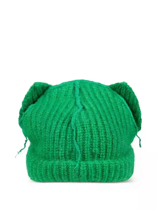 CHARLES JEFFREY Chunky-ears Beanie Hat - Green