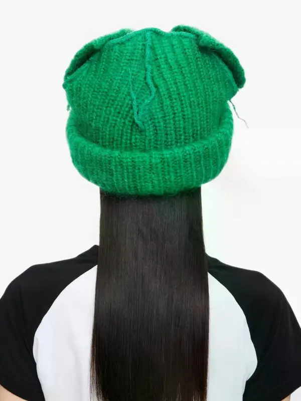 CHARLES JEFFREY Chunky-ears Beanie Hat - Green