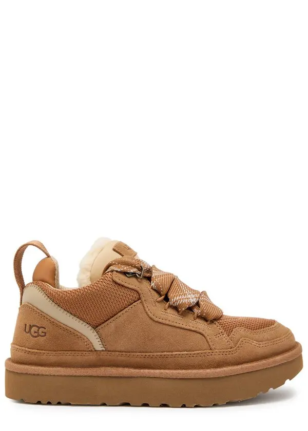 UGG Lowmel Panelled Suede Sneakers - Brown