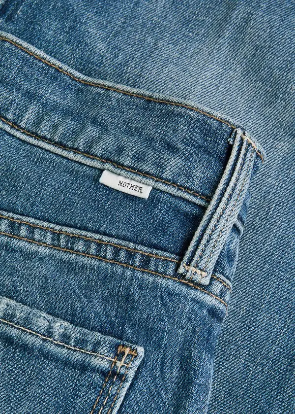 MOTHER The Mid Rise Rambler Slim Straight-leg Stretch-denim Jeans - Indigo