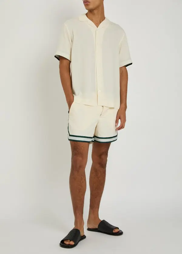 CHE Nylon Swim Shorts - Ivory
