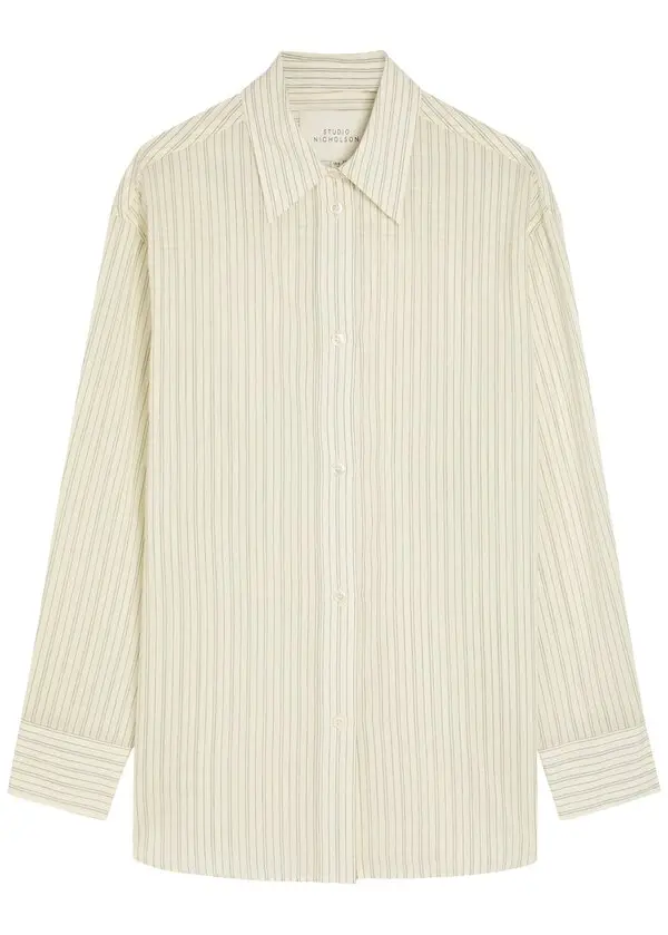 Studio Nicholson Rouen Wool Shirt - Cream