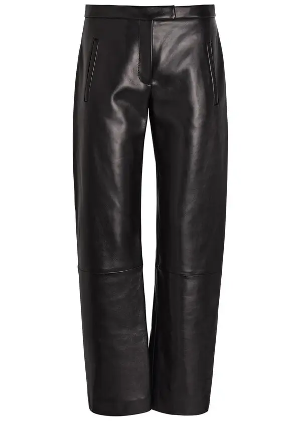 Khaite Miles Leather Trousers